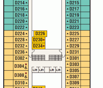 Crown Princess Cabin D220